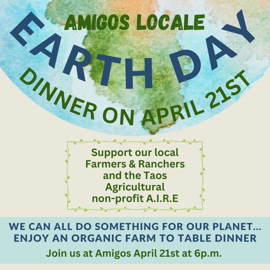 Farm to Table Dinner Honoring Earth Day, Farmers, and Ranchers - Live ...