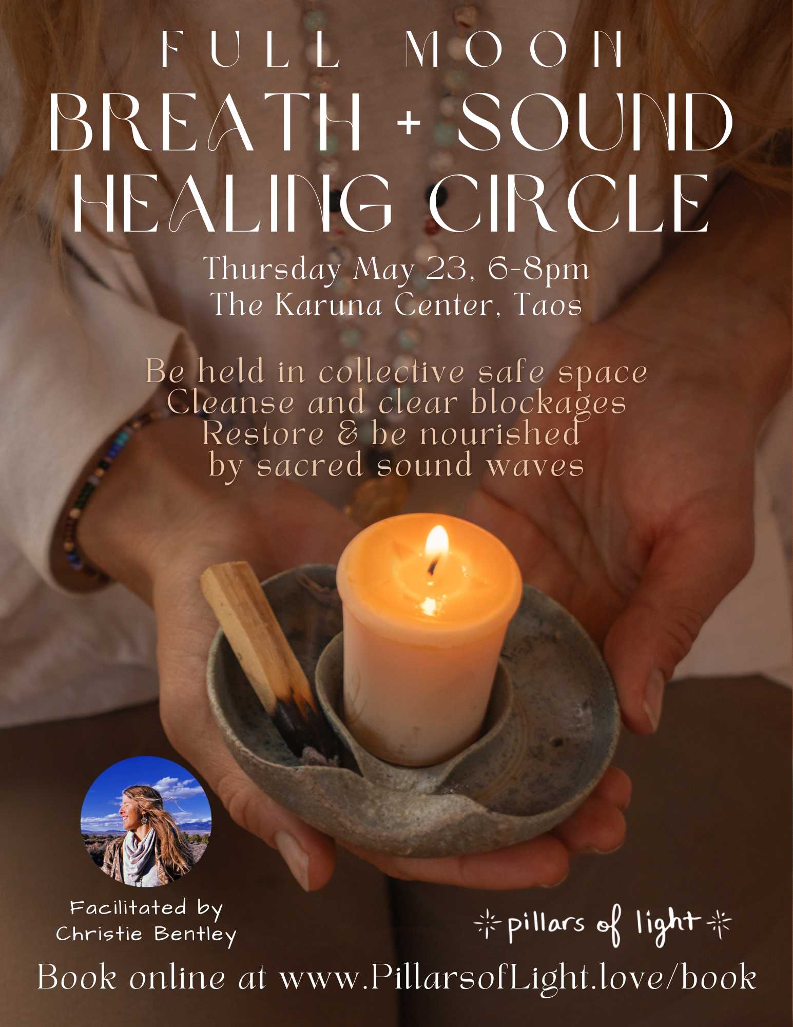 may circle - flyers for posting - Live Taos