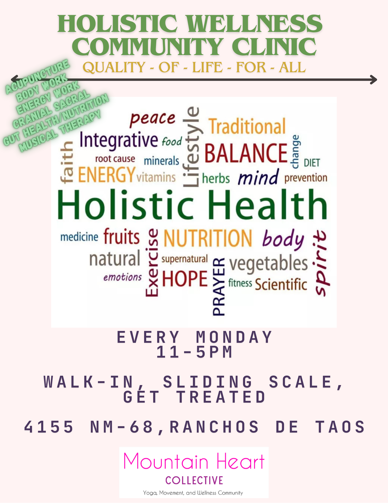 Holistic Health and Wellness Community Clinic - Live Taos Events Calendar