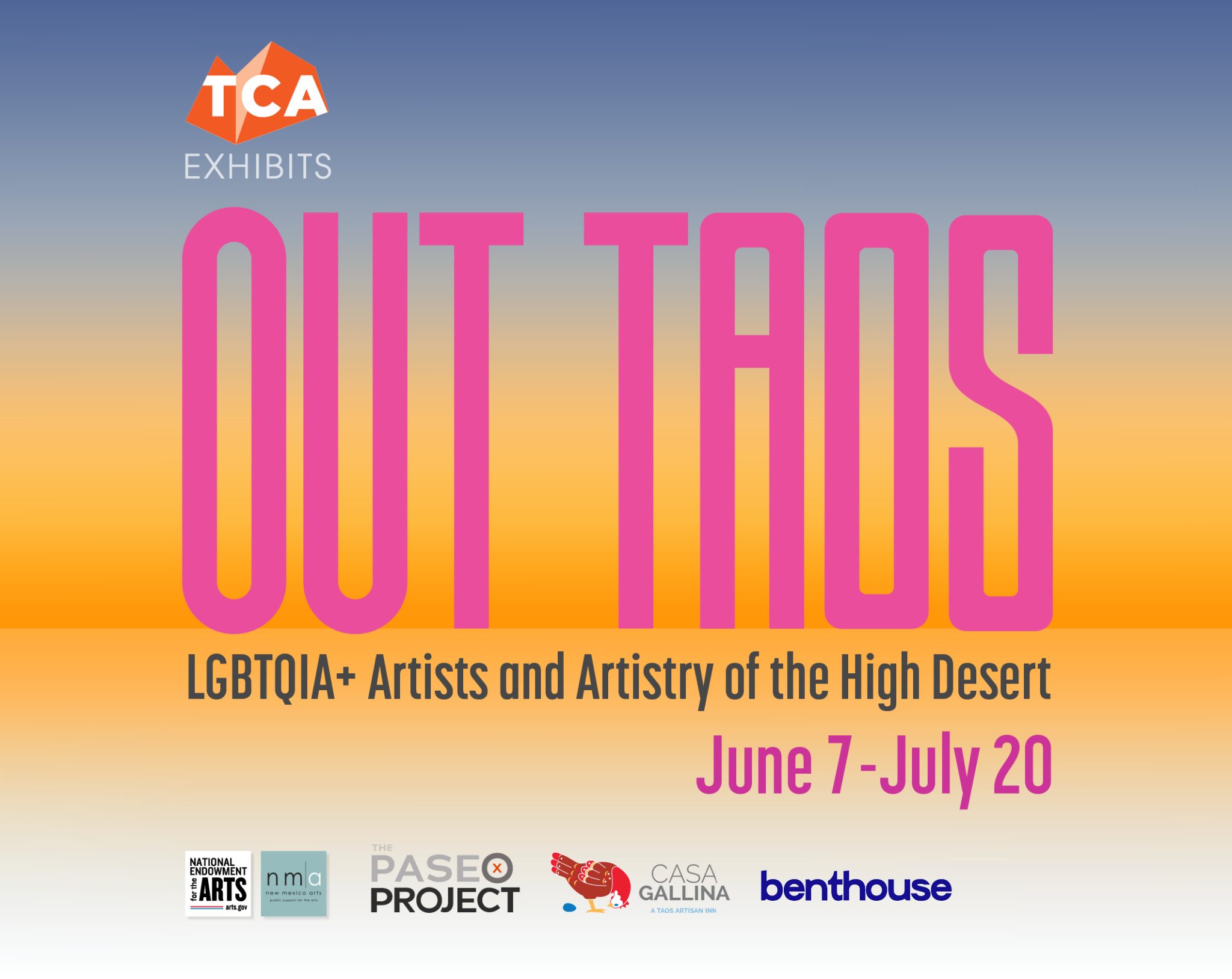 TCA Exhibits: Out Taos - Live Taos Events Calendar