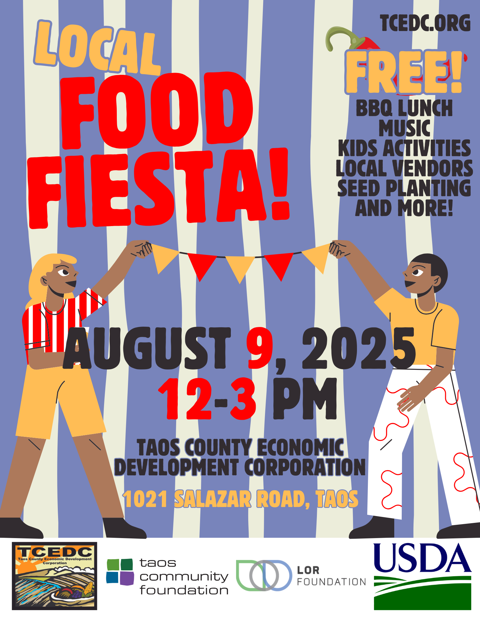 Local Food Fiesta 2025 - FLYER - Live Taos