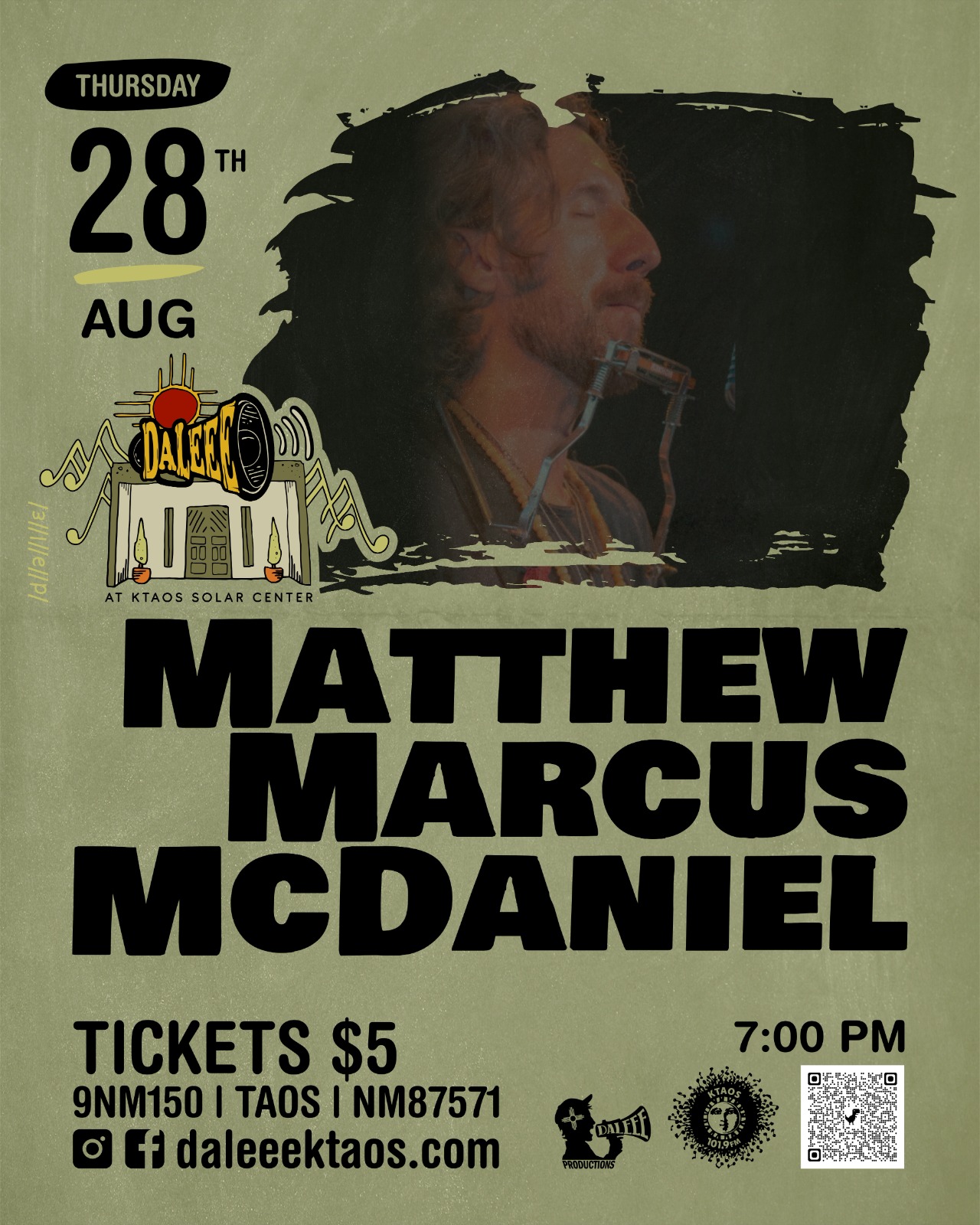 Matthew Marcus McDaniel - Live Taos Events Calendar
