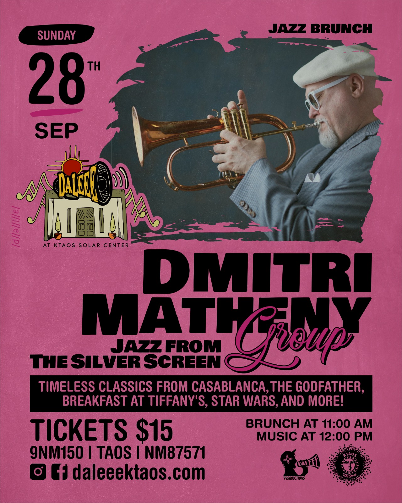 Dmitri Matheny Group: Jazz from the Silver Screen - Live Taos Events ...