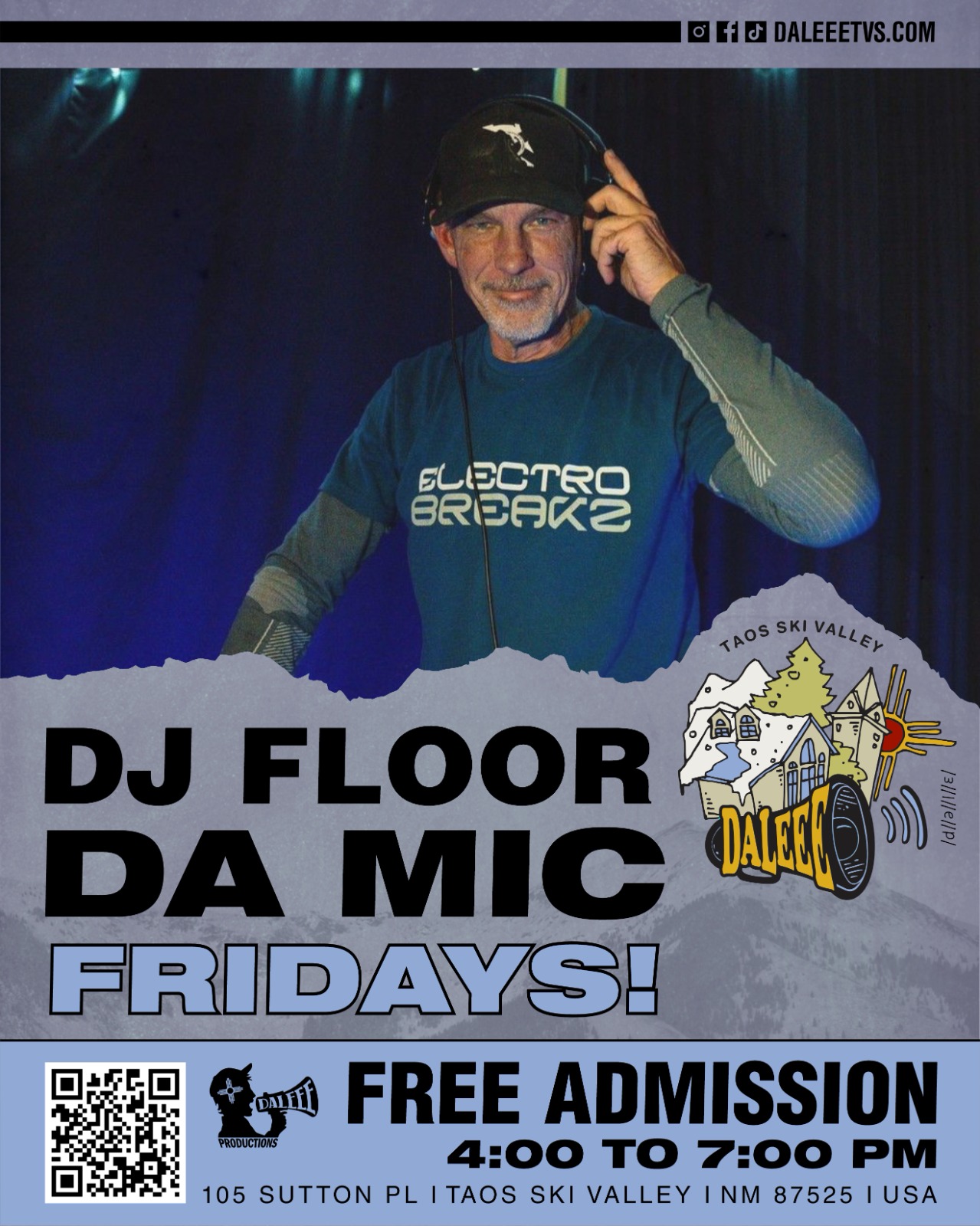 DJ Floor Da Mic Fridays - Live Taos Events Calendar