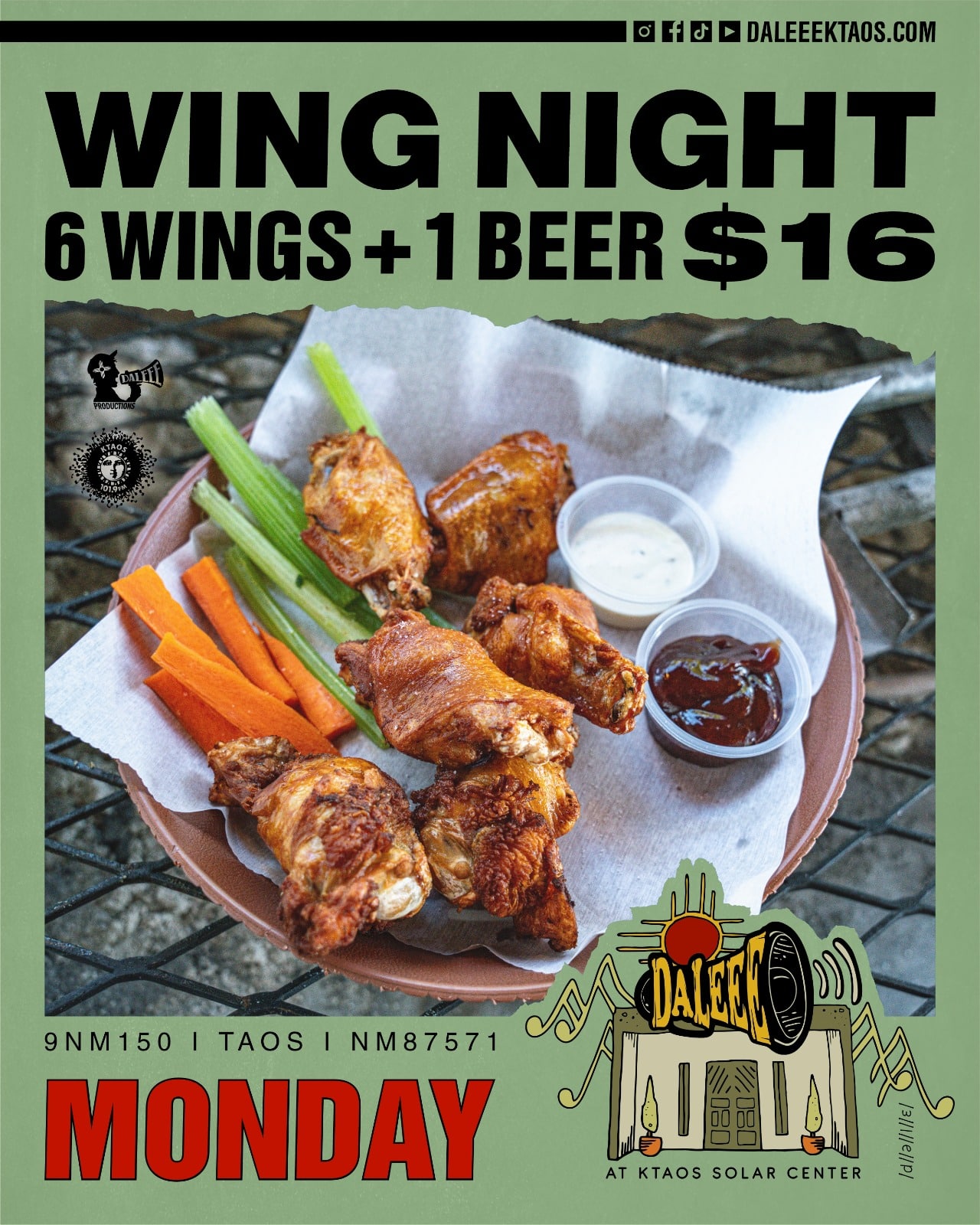 Wing Night - Live Taos Events Calendar