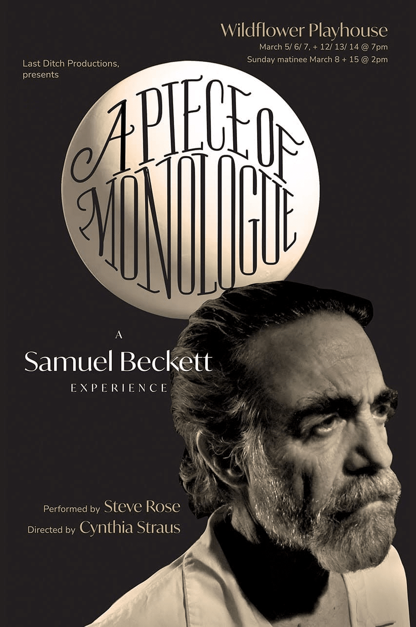 A Piece of Monologue - A Samuel Beckett Experience - Live Taos Events ...
